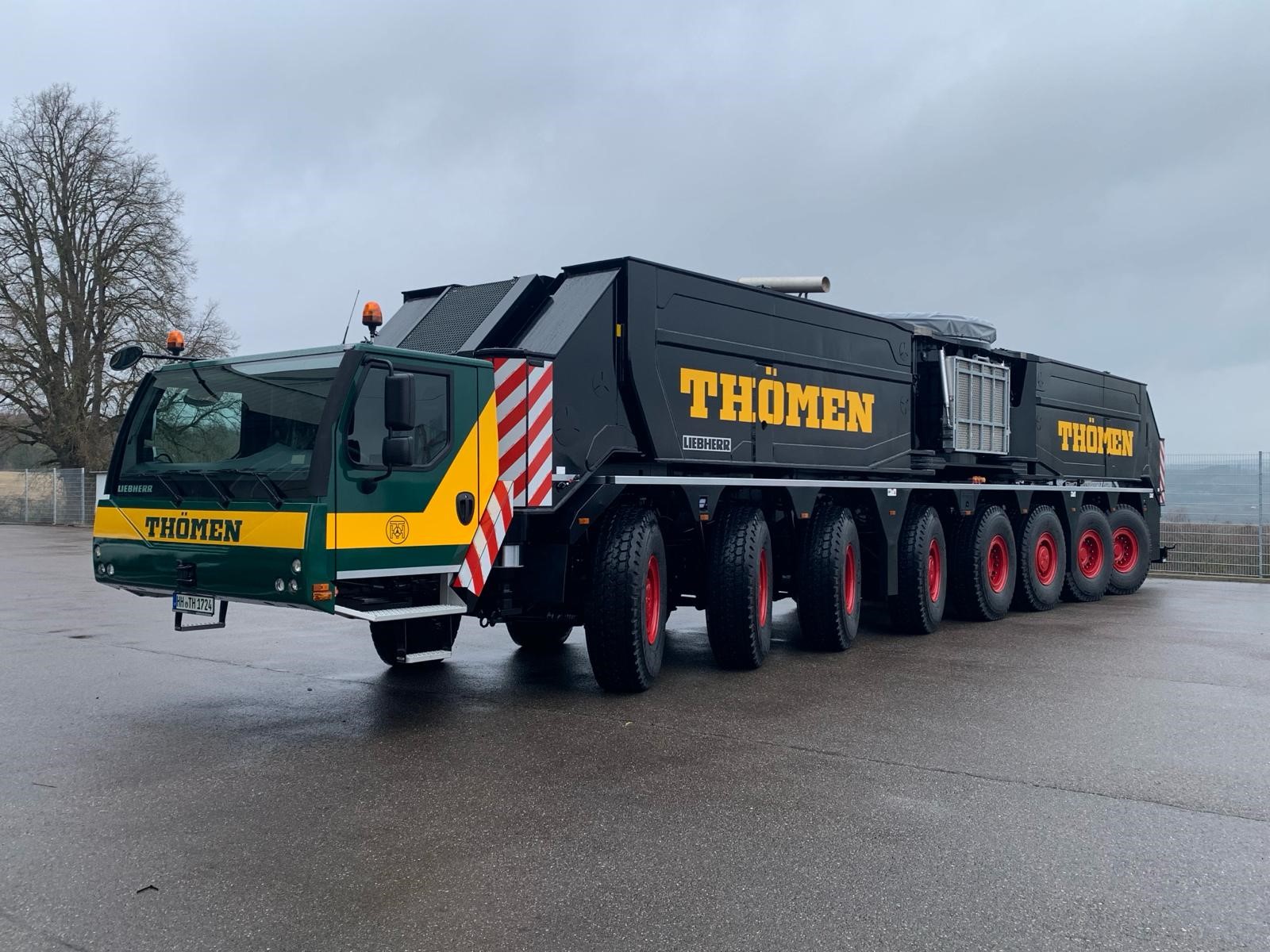 LG 1750 eingetroffen - Thömen Hamburg - Kranvermietung